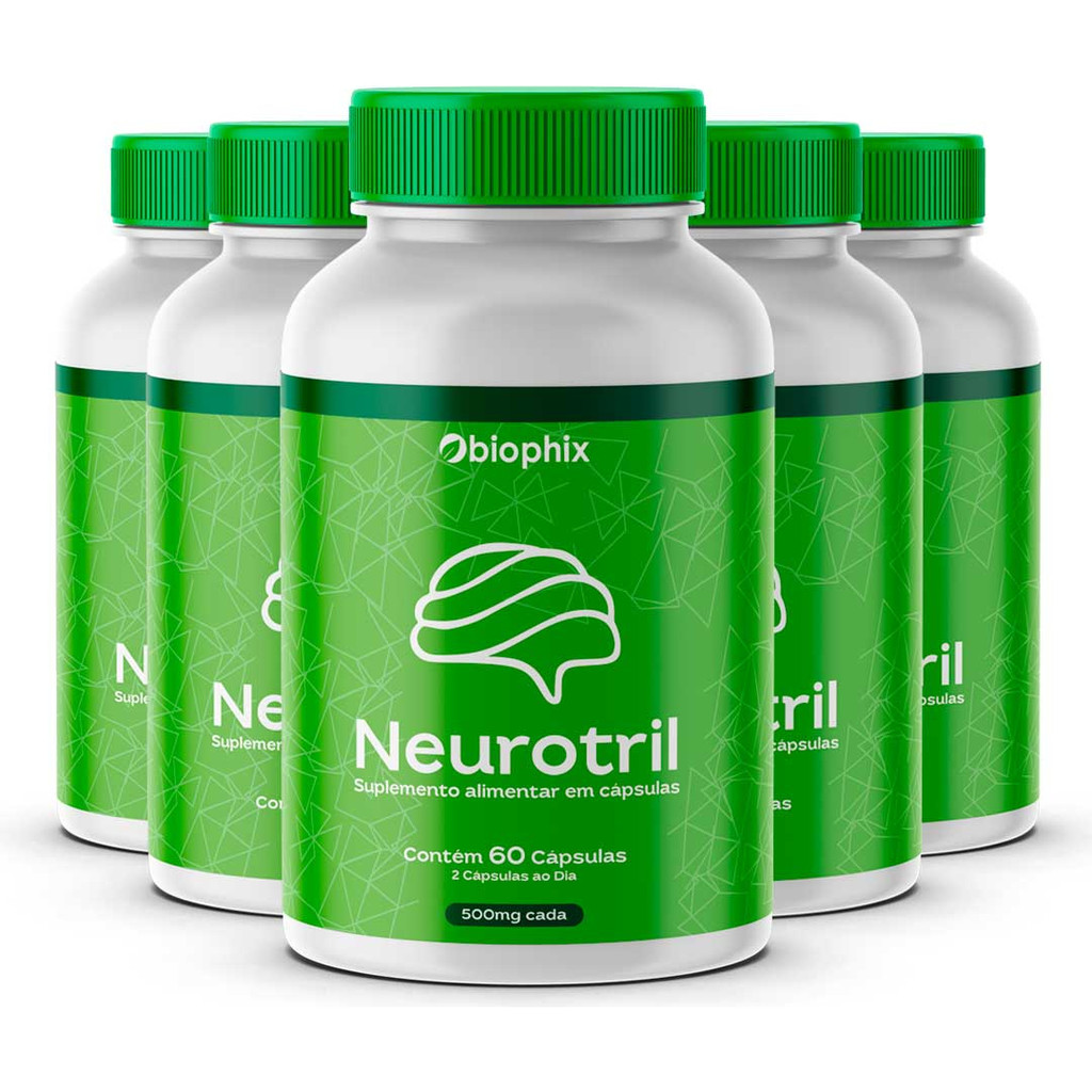 5x Neurotril Original 60 Cápsulas - Memória E Concentração | Shopee Brasil