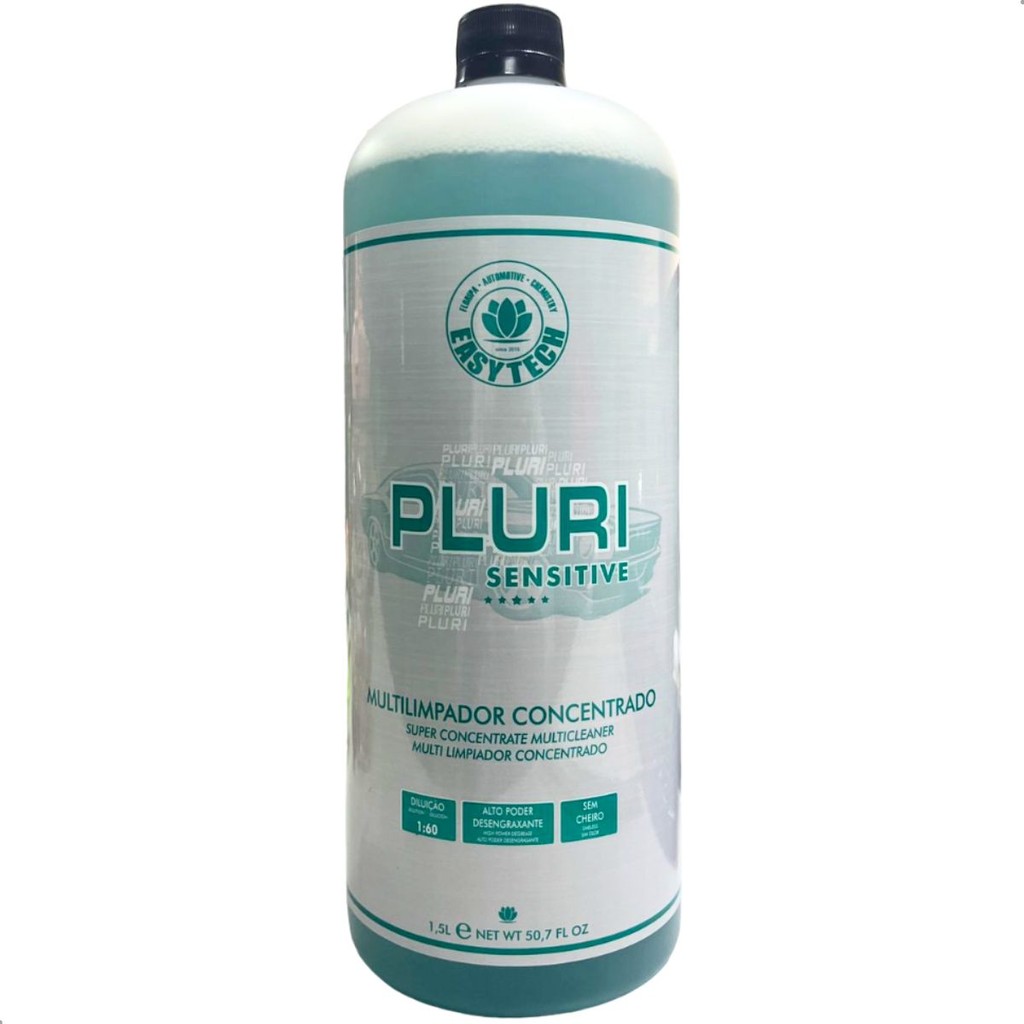 Pluri Sensitive Multilimpador Concentrado sem Cheiro 1,5l Easytech | Shopee Brasil
