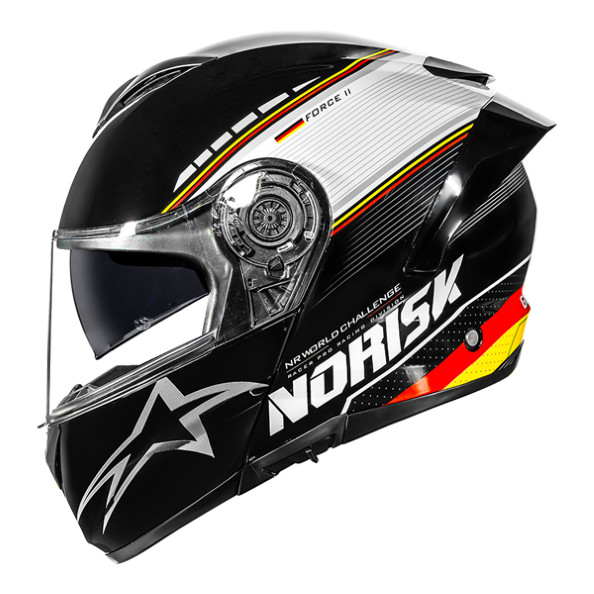Capacete Norisk Force Ii Grand Prix Alemanha Escamoteavel Paises Com ...