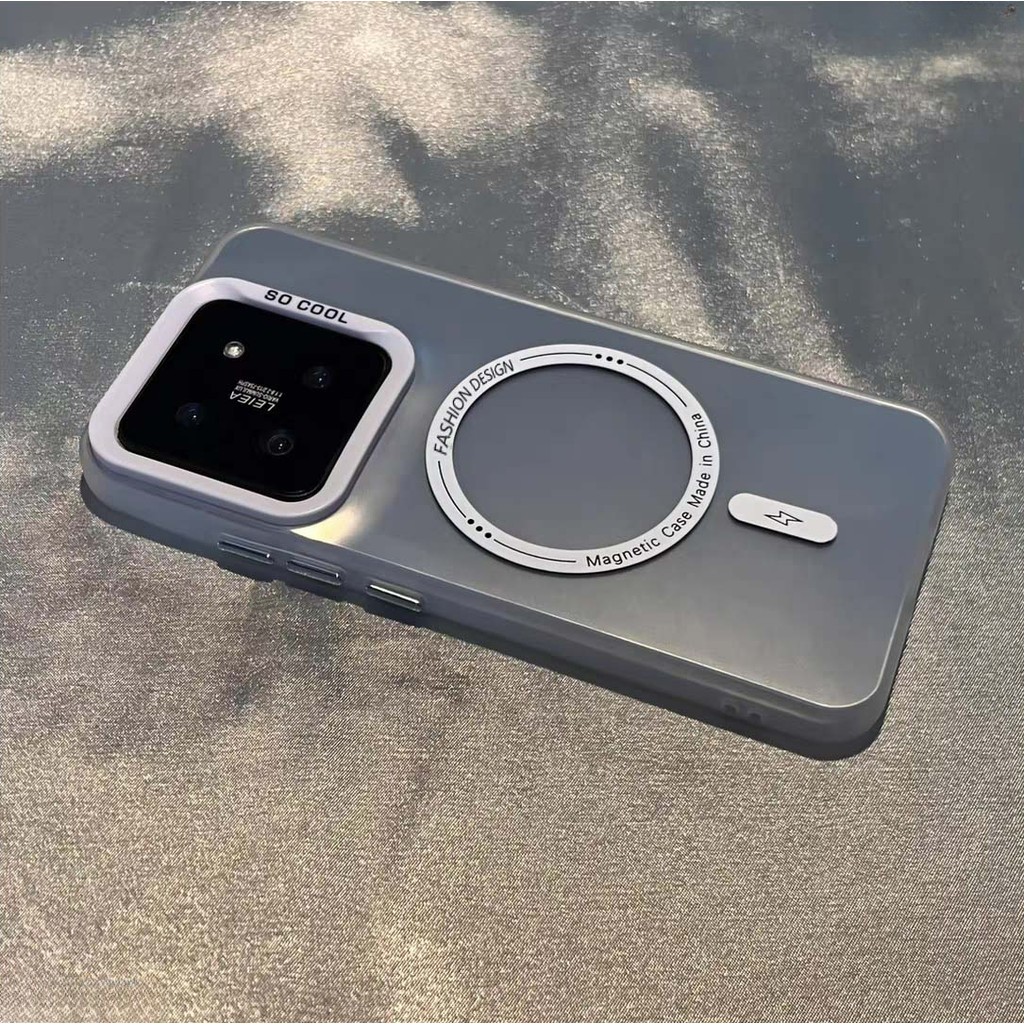 Capa De Carregamento Magnético Acrílico Fosco Para Xiaomi Poco F8 F7 F6 ...