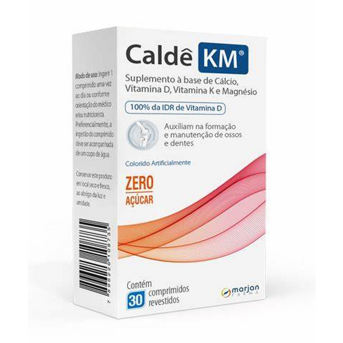 Cálcio Caldê KM 30 Comprimidos | Shopee Brasil
