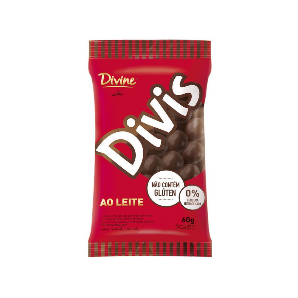 Chocolate Divis Divine ao Leite 60g Flex SP | Shopee Brasil