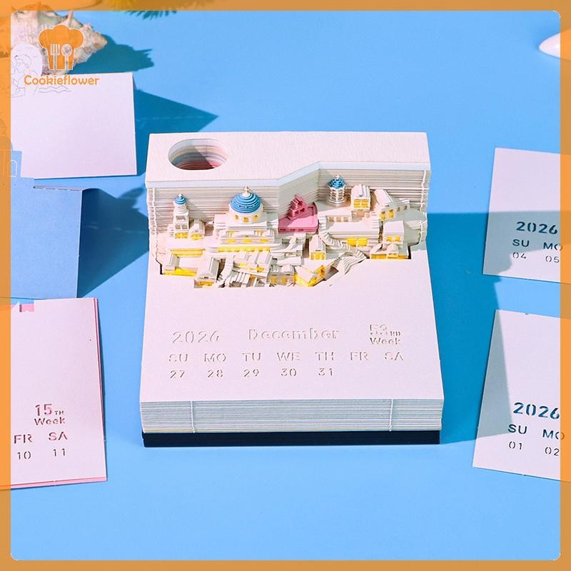 CKFR Time Piece Calendar 2026 Calendário De Mesa Com Luz LED Destacável ...