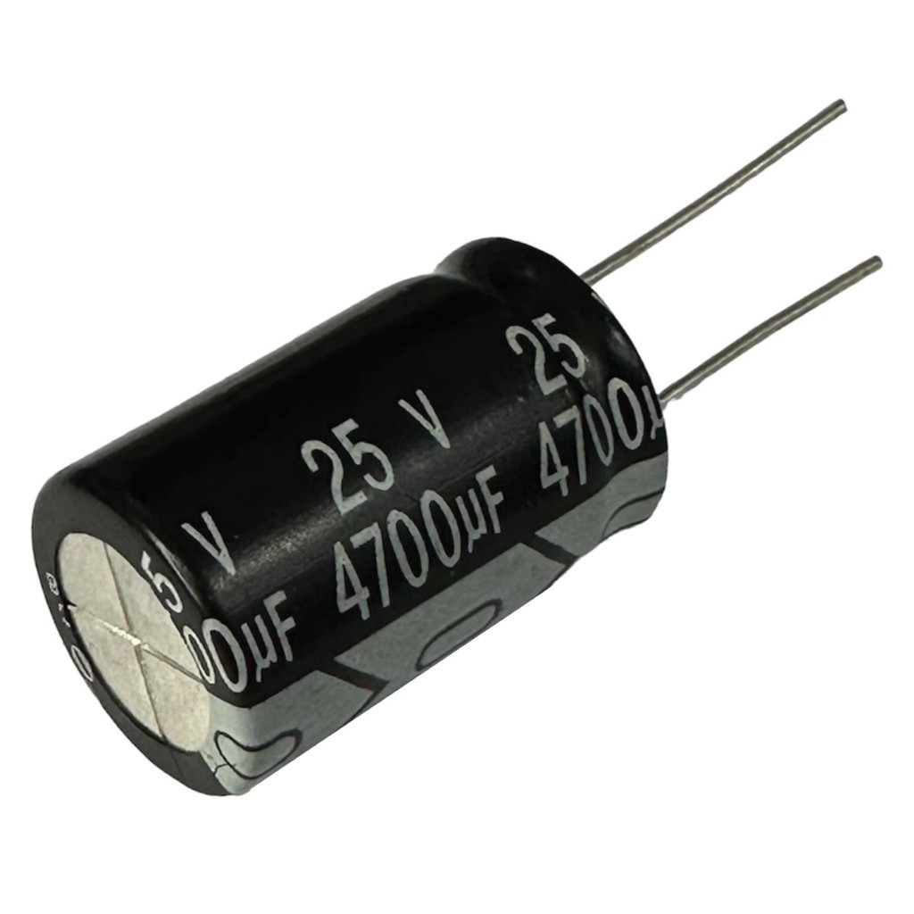 8 PÇS - CAPACITOR ELETROLITICO 4700X25V - 4700UF X 25V 105º | Shopee Brasil