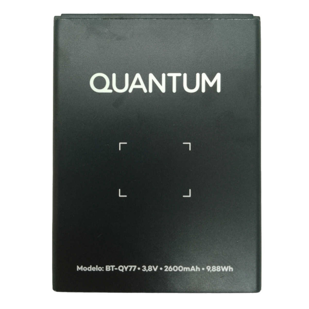 BATERIA LI-ION QUANTUM CELULAR BT-QY77 3,8V 2600MAH 9,88WH | Shopee Brasil