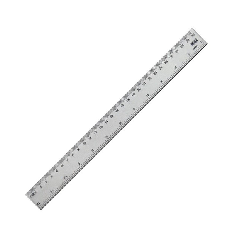 REGUA 30CM 12 INCH CRISTAL | Shopee Brasil