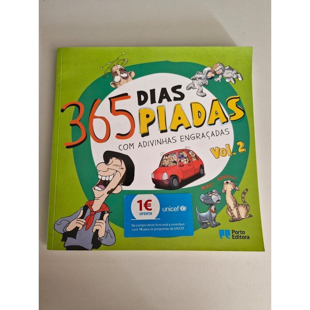 LIVRO, 365 DIAS PIADAS COM ADIVINHAS ENGRAÇADAS, VOL.2 | Shopee Brasil
