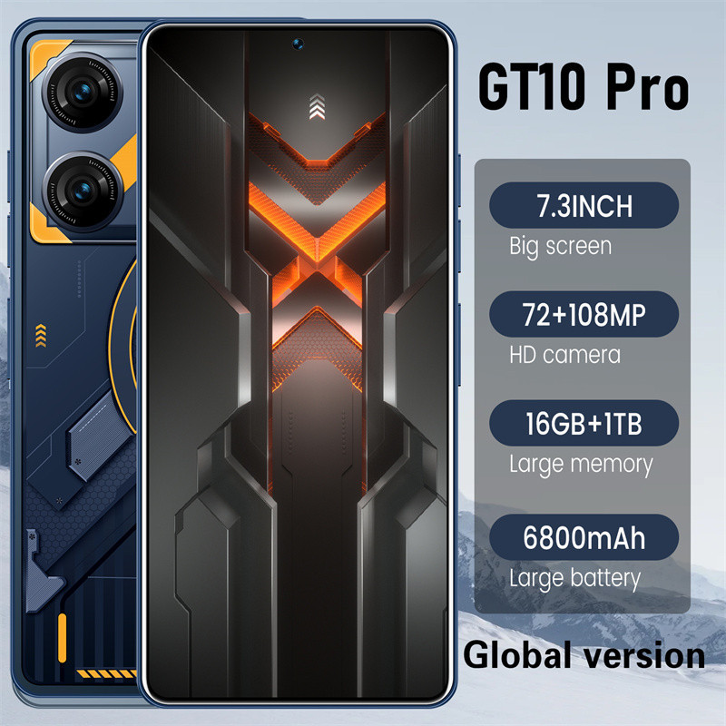 Celular 7,3 Polegadas 16+512GB GT10 Pro Celulares Android Dula Sim ...