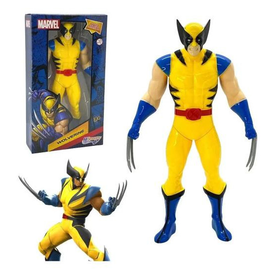 Boneco Wolverine X-Men Marvel Super Heróis Brinquedos Articulados 22 cm ...