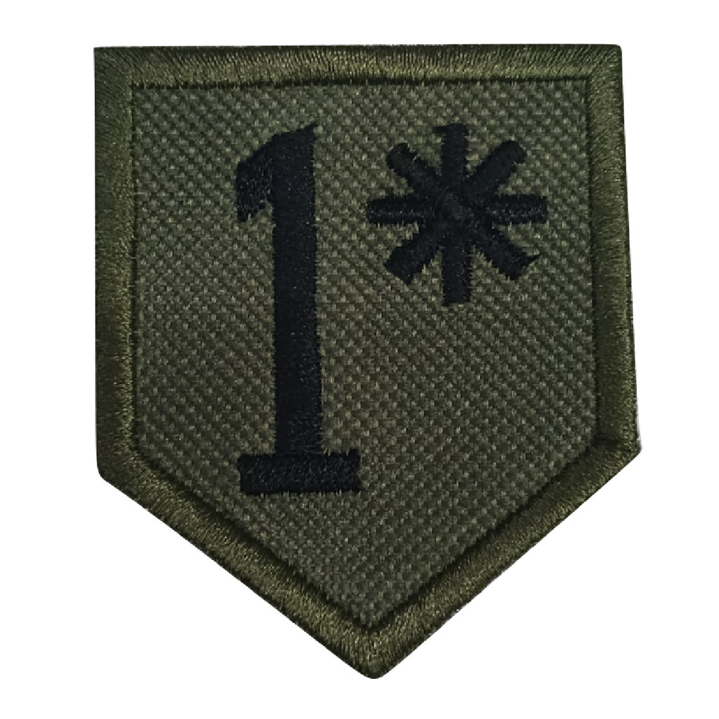 Patch Bordado One Ask (asterisc) Exercito Breve Air Soft Militar VERDE ...