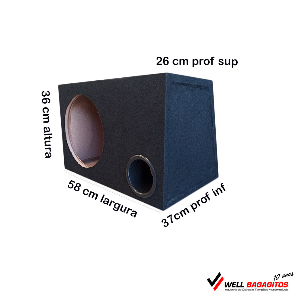 Caixa Sub 12 50 Litros Duto 4 Polegadas | Shopee Brasil