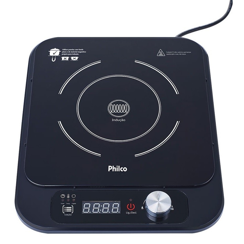 Cooktop De Indução Philco Portatil - Display Digital | Shopee Brasil