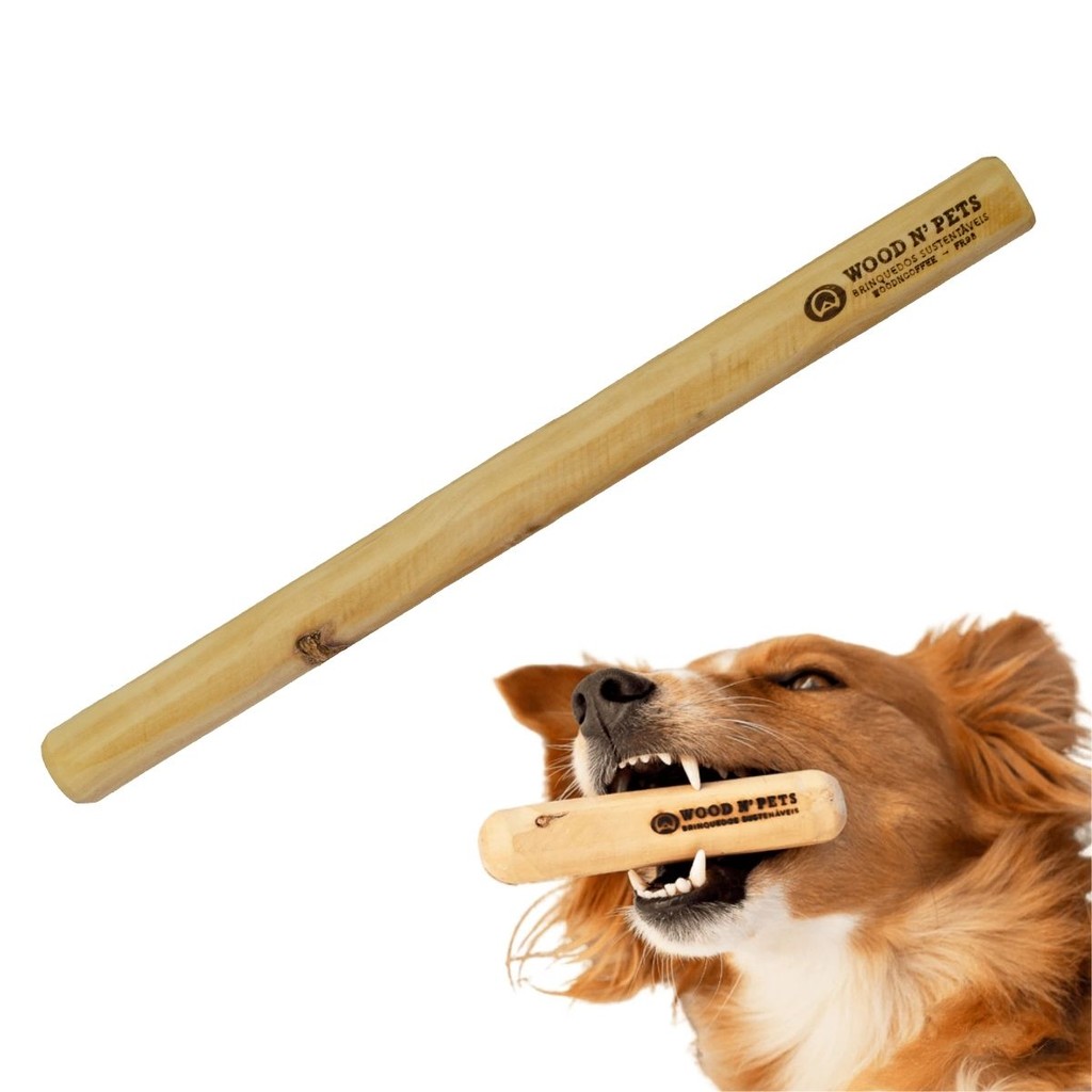 Mordedor Sustentável Madeira de Café Para Cães Wood N'Pets Amicus ...
