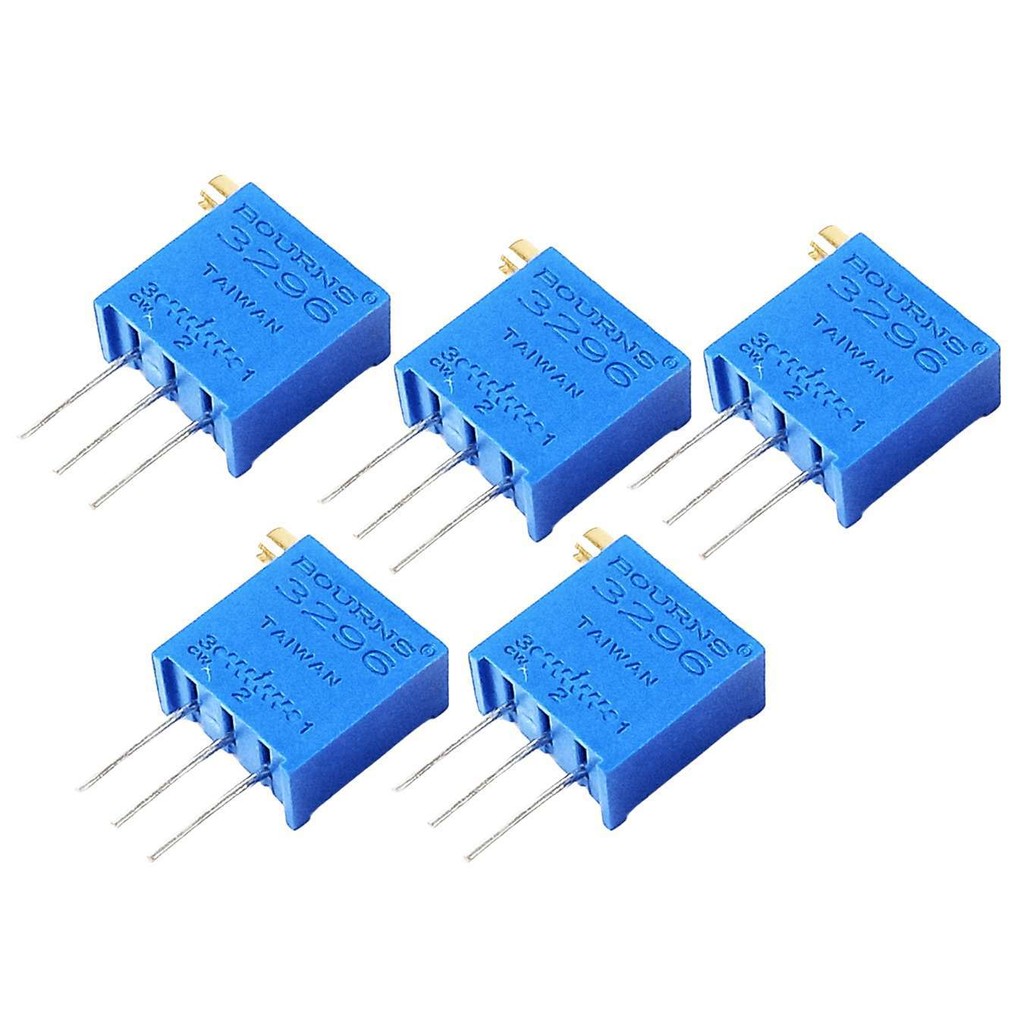 Kit 5 Resistor Trimmer 100 ohms 500mW 3296X-1-101LF | Shopee Brasil