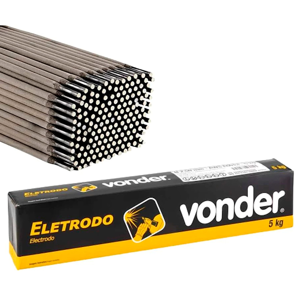 Eletrodo Para Soldador Solda Aço Carbono Serralheiro 5kg Modelo 7018 ...