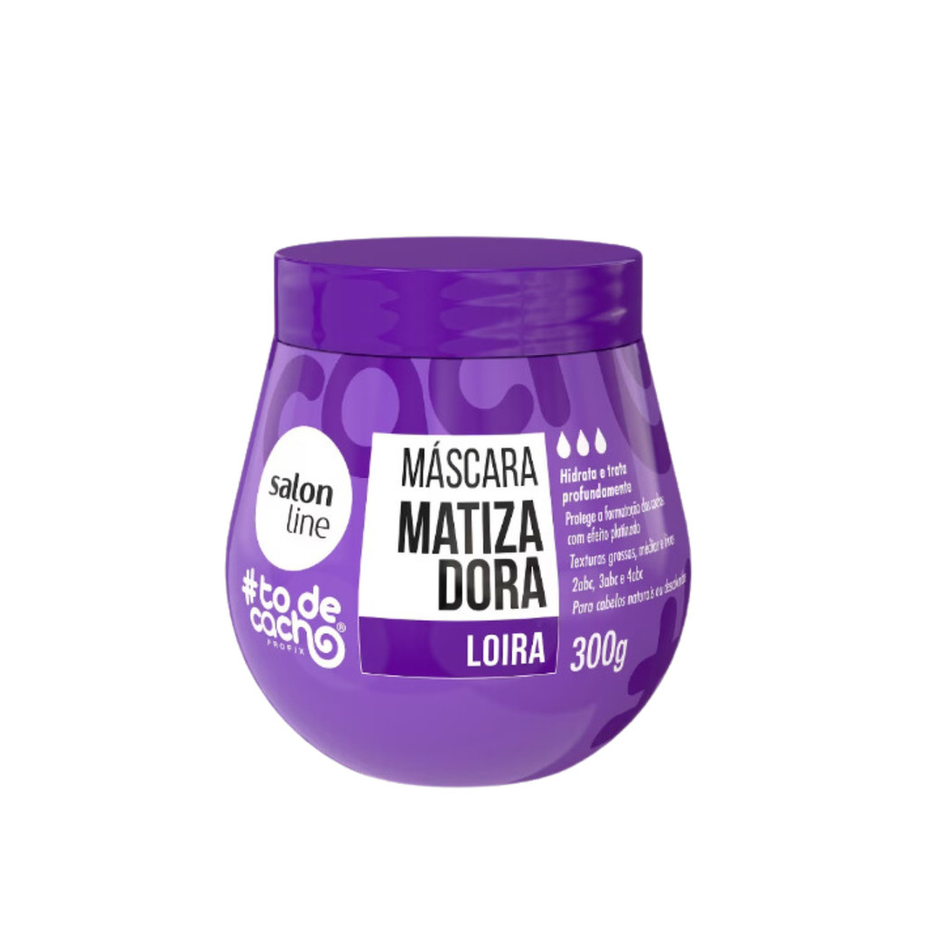 Máscara Matizadora Salon Line #todecacho Loira 300g | Shopee Brasil