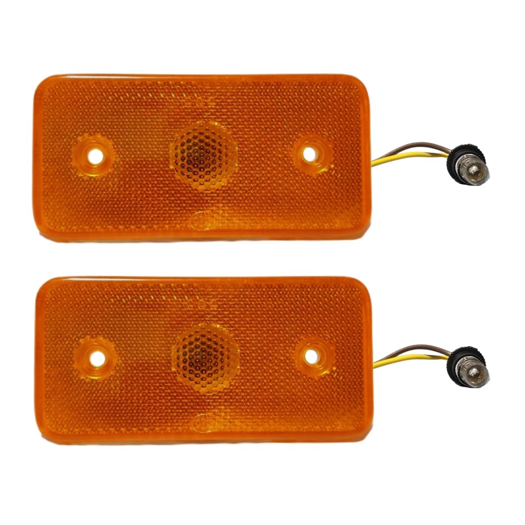 2 Lanterna Seta Lateral Onibus Caio Apache Busscar chicote lampada | Shopee Brasil