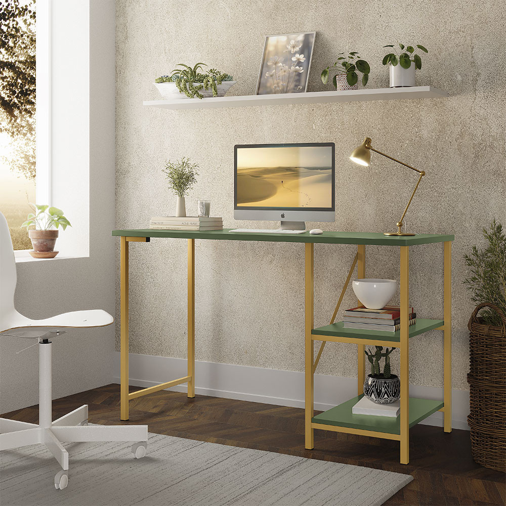 Small desk gold store