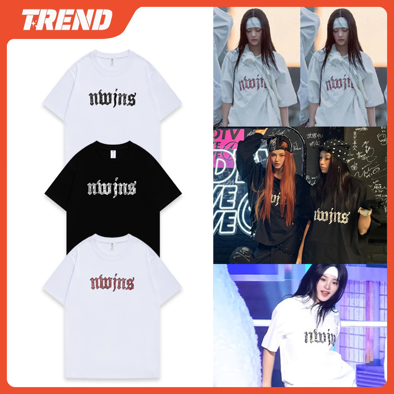 KPOP NEWJEANS Camiseta Merch Cotton Minji Hanni Danielle Haerin Hyein ...