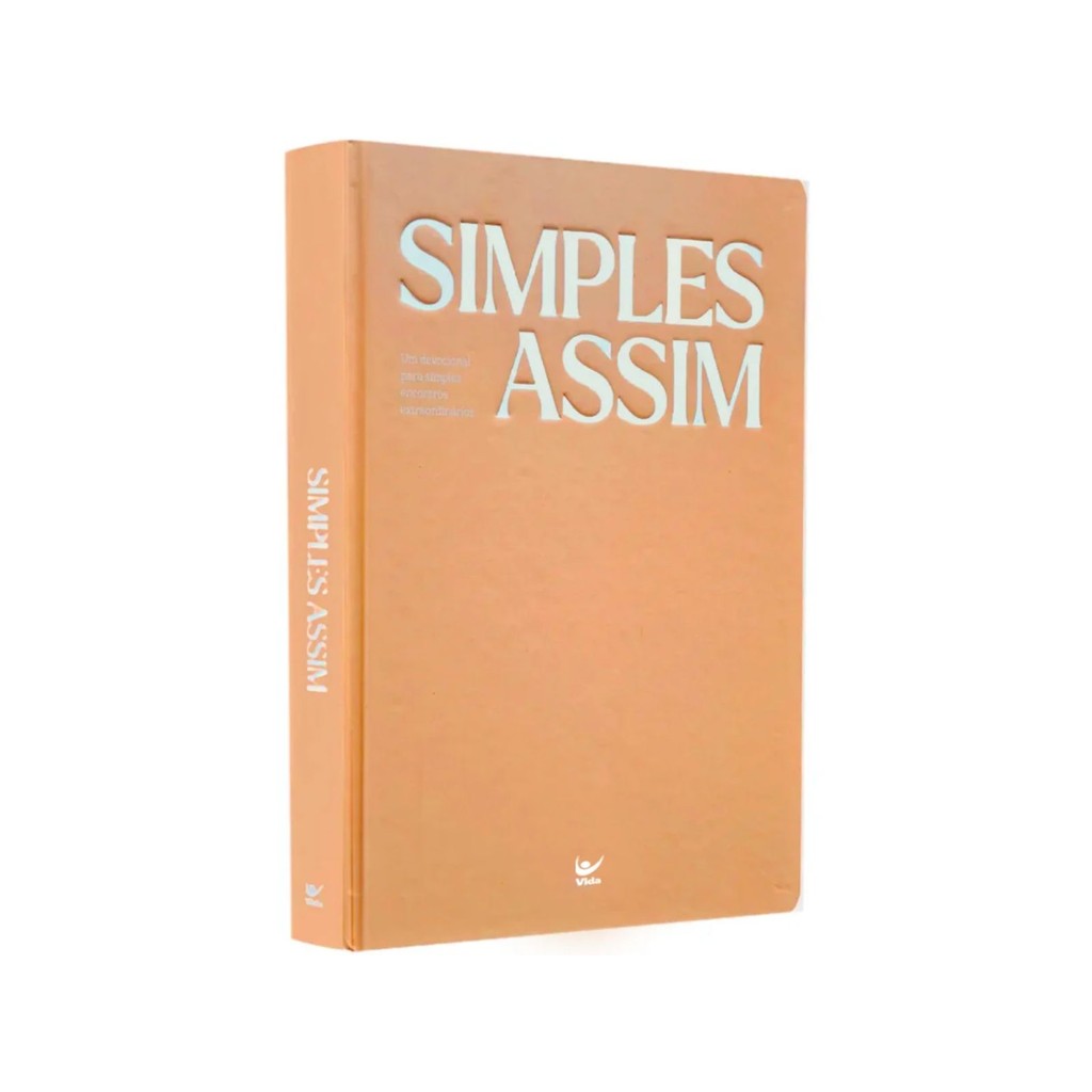 Simples Assim | Capa Dura | Devocional | Editora Vida | Shopee Brasil