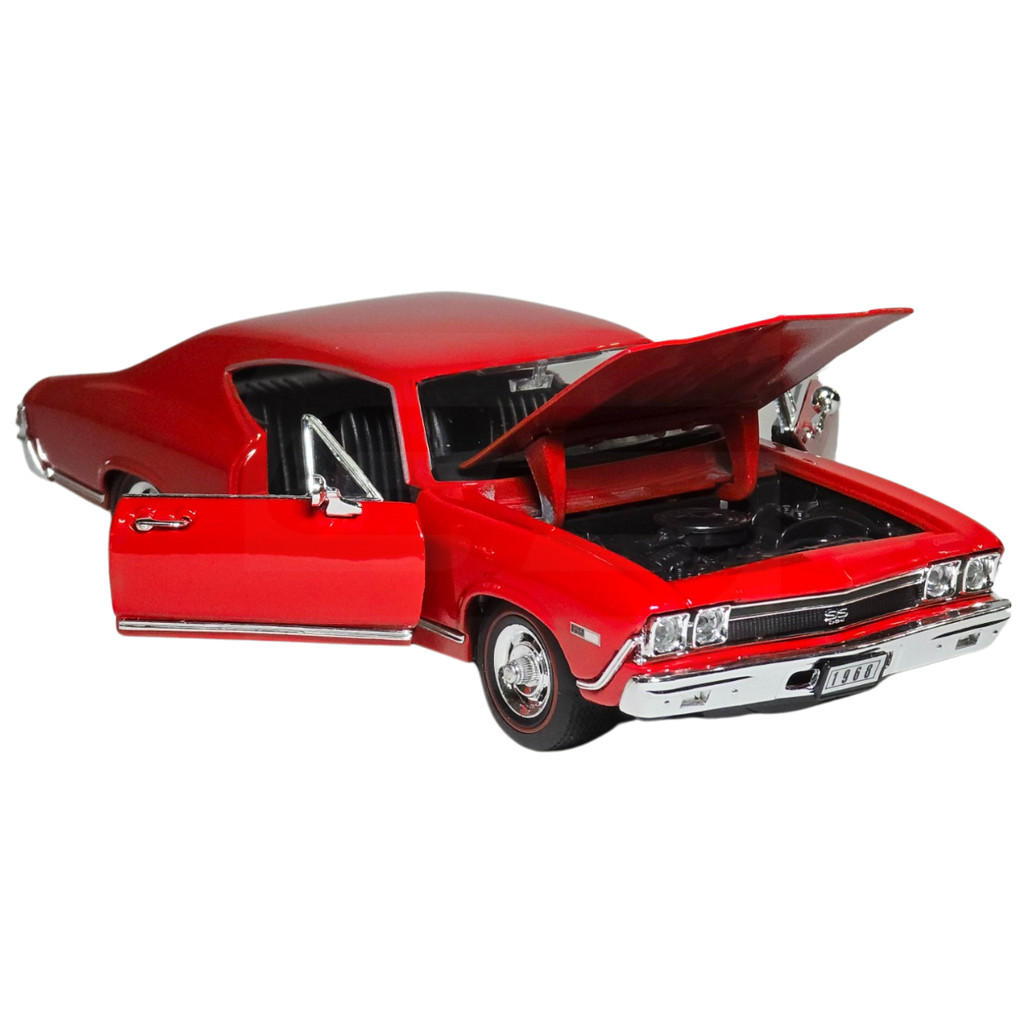 Miniatura Chevrolet Chevelle SS 396 1968 1/24 18cm Welly | Shopee Brasil