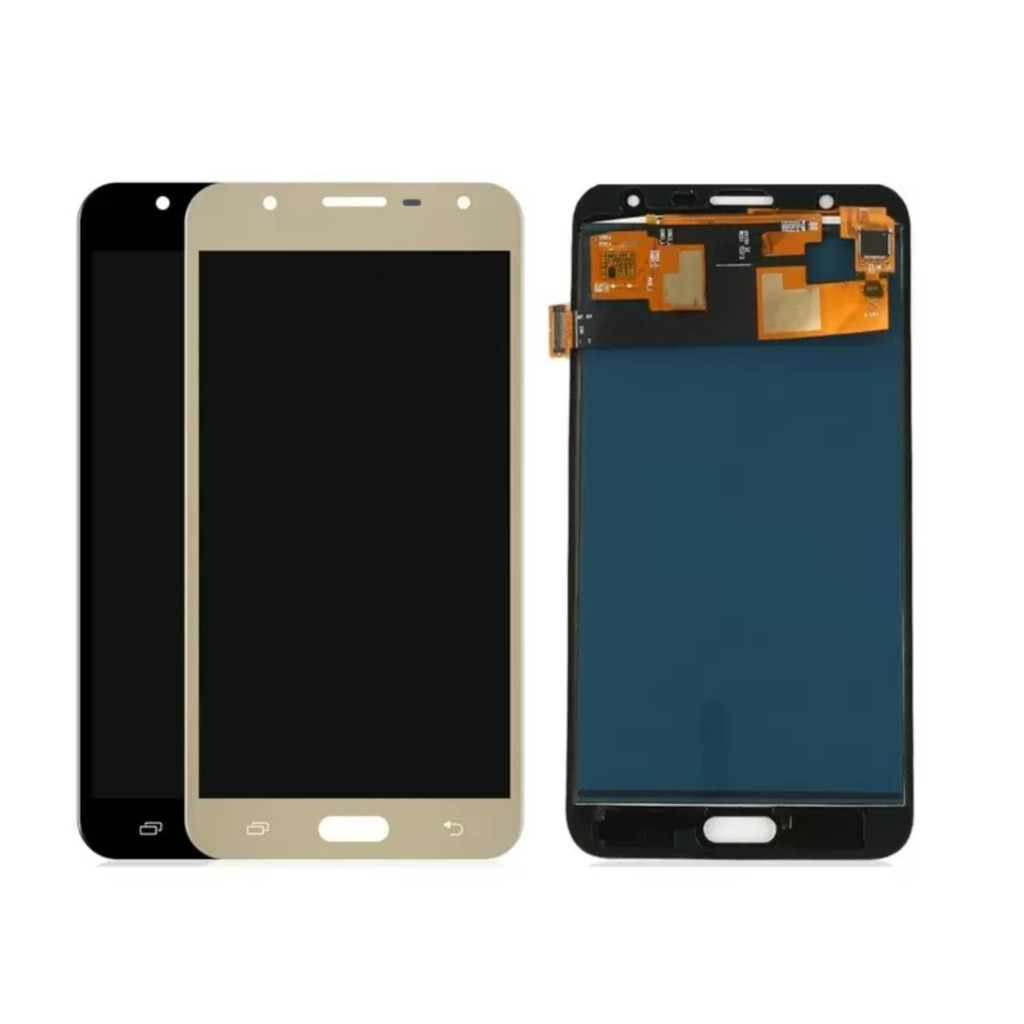 Tela Display Touch Frontal Lcd J7 neo J701 com brilho - Cor Preta ...