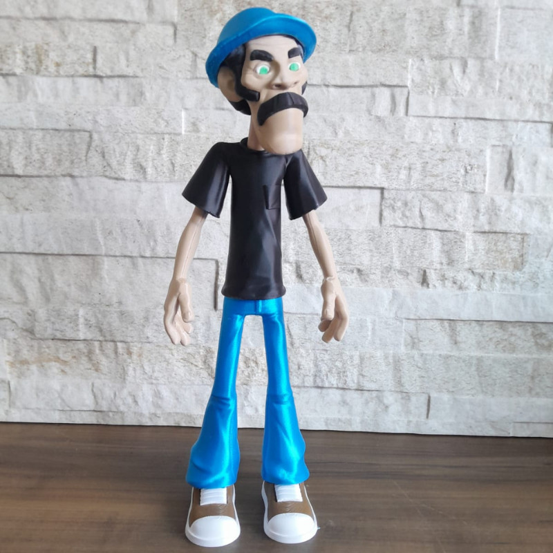 Boneco Seu Madruga Impresso em 3D - Turma Do Chaves | Shopee Brasil