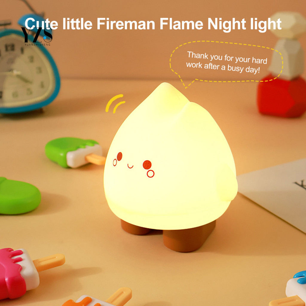 Led Night Light Soft Usb Rechargeable Bedside Lamp with Timer Function ...