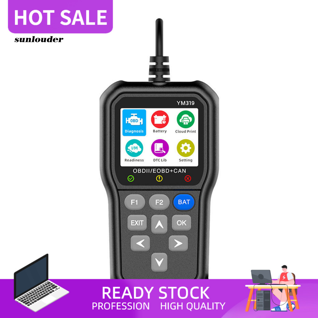 Obd Reader Car Code Easy-to-use Obd2 Diagnostic Tool Auto-connect Data ...