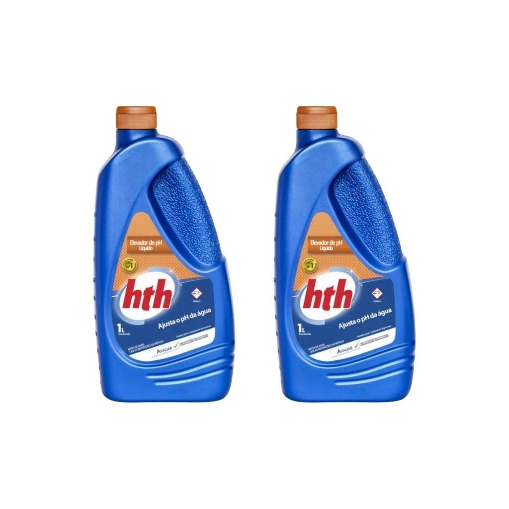 Kit com 2 Elevador de PH Liquido HTH | Shopee Brasil