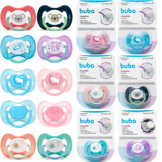 Chupeta Buba Comfort Ultra Soft Ventilação Tam 2 Com Tampa Protetora ...