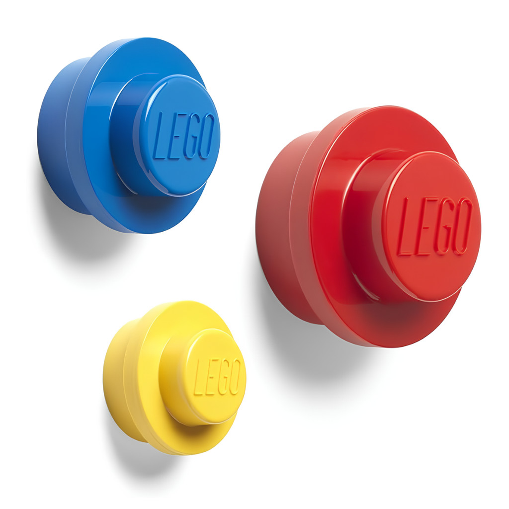 Cabideiro Gancho Parede Quarto Criança Lego Impressora 3D - 3 Unds ...