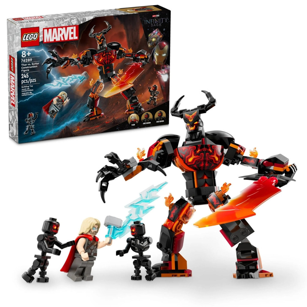 LEGO Marvel Figura de Construção do Thor vs. Surtur 245 peças | Shopee ...