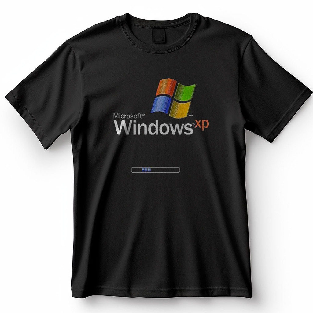 Camiseta Windows XP Logo Microsoft Retro Blusa Camisa 100% Algodão ...