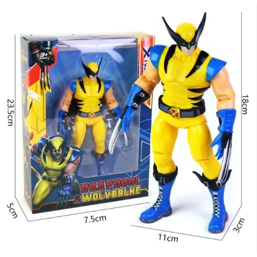 Boneco Wolverine Marvel De 18 Cm | Shopee Brasil