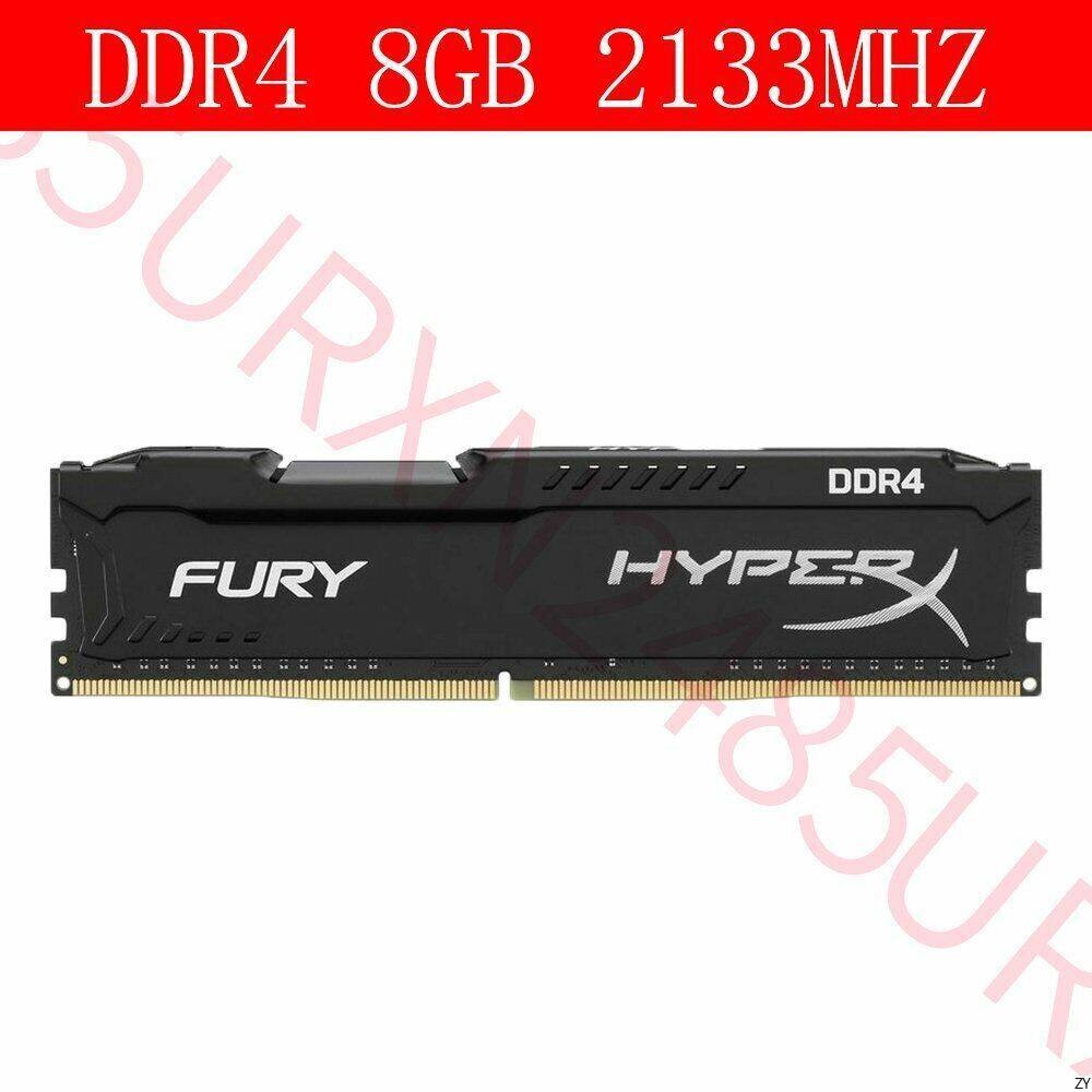 8G 8GB PC4-17000U DDR4 2133MHz 288PIN CL14 PC Desktop Memória RAM Para HyperX FURY | Shopee Brasil