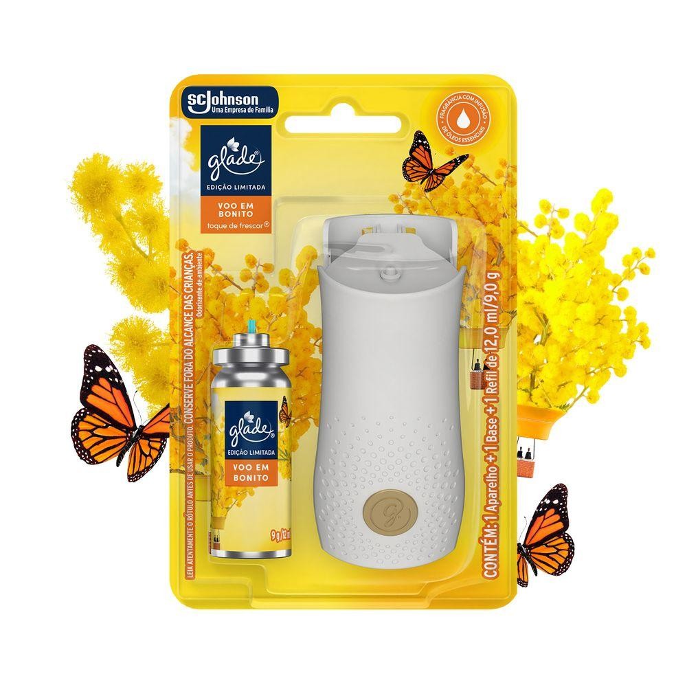 Kit 1 Aparelho + 1 Odorizador de Ambiente Voo em Bonito Glade Toque de ...