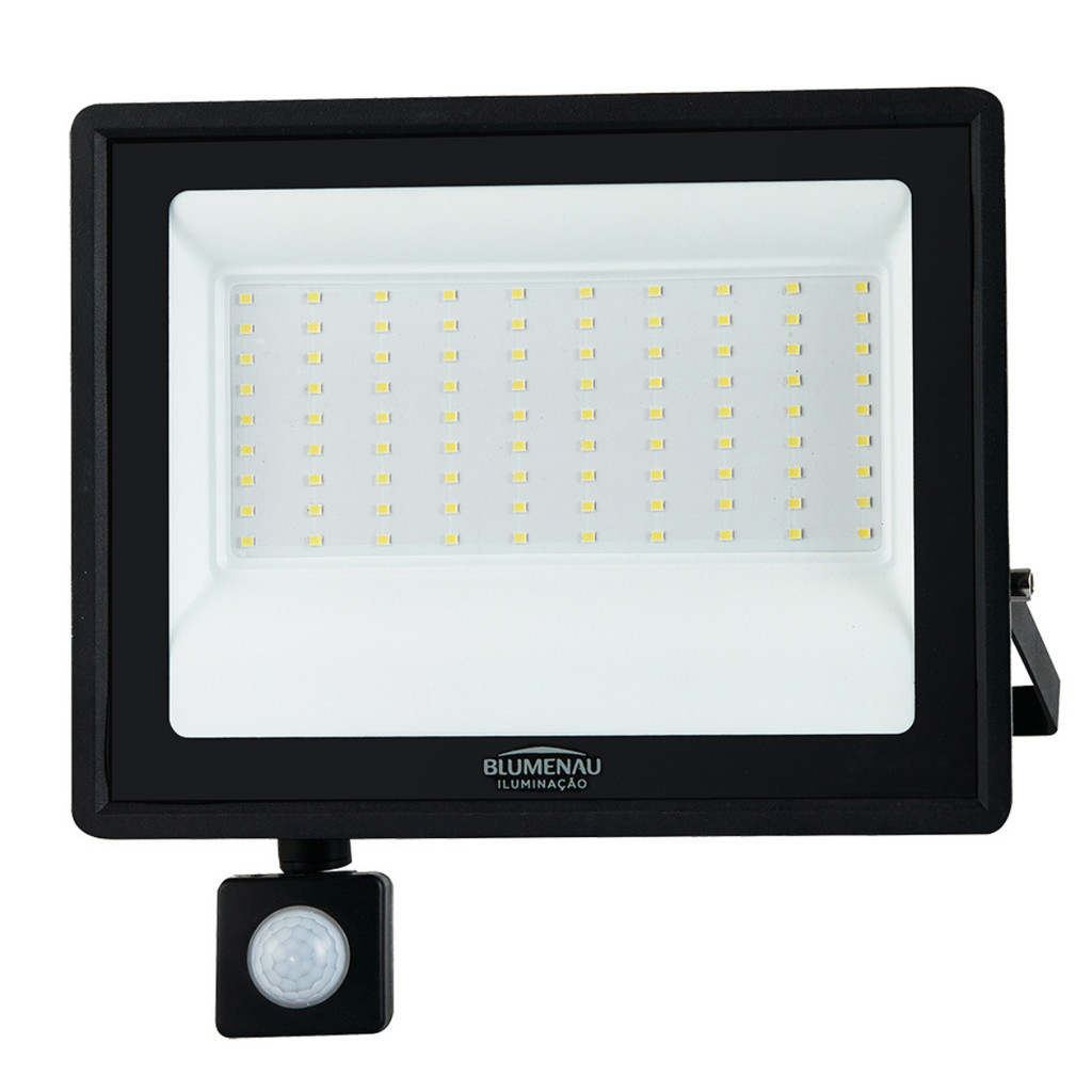 Refletor Led Sensor de Presença Potente 100w 6500k Bivolt | Shopee Brasil