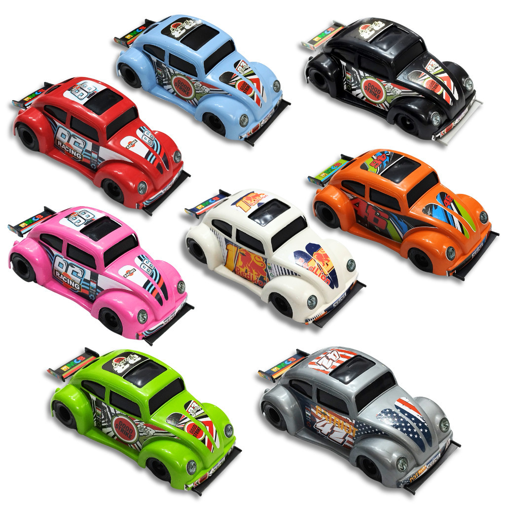 3 Fusca de Brinquedo Miniatura Carrinho Corrida Rebaixado Formula ...