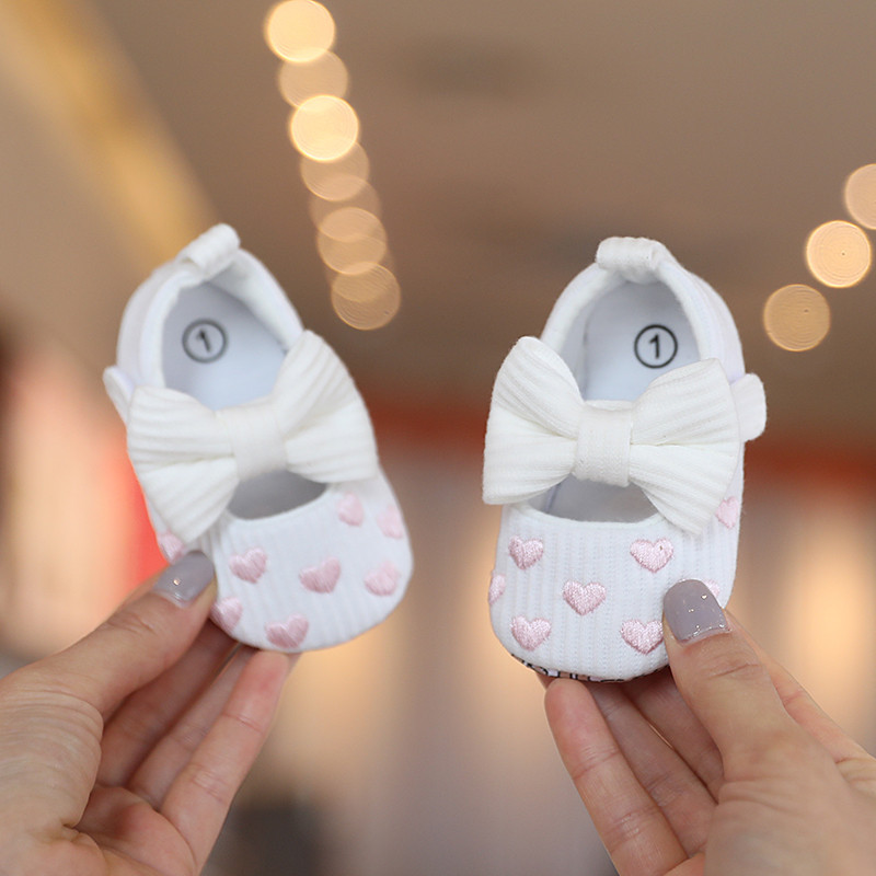 Sapatos de princesa amor para bebês de 0 a 18 meses, sapatos infantis ...