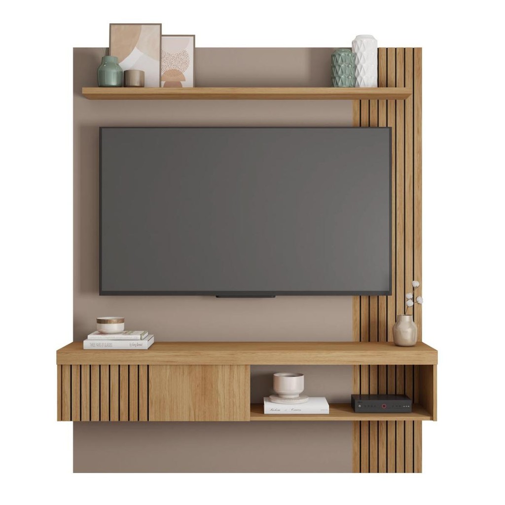 Painel Ripado TVs 55 Polegadas Ophelia Fendi Buriti | Shopee Brasil