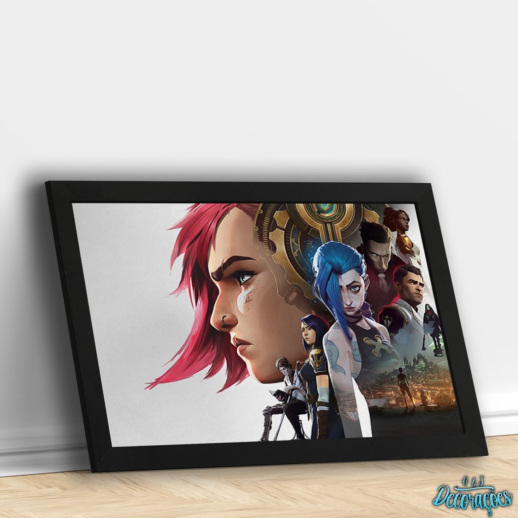 Quadro Arcane - Séries Jogos League Of Legends Lol #ARCA002 | Shopee Brasil