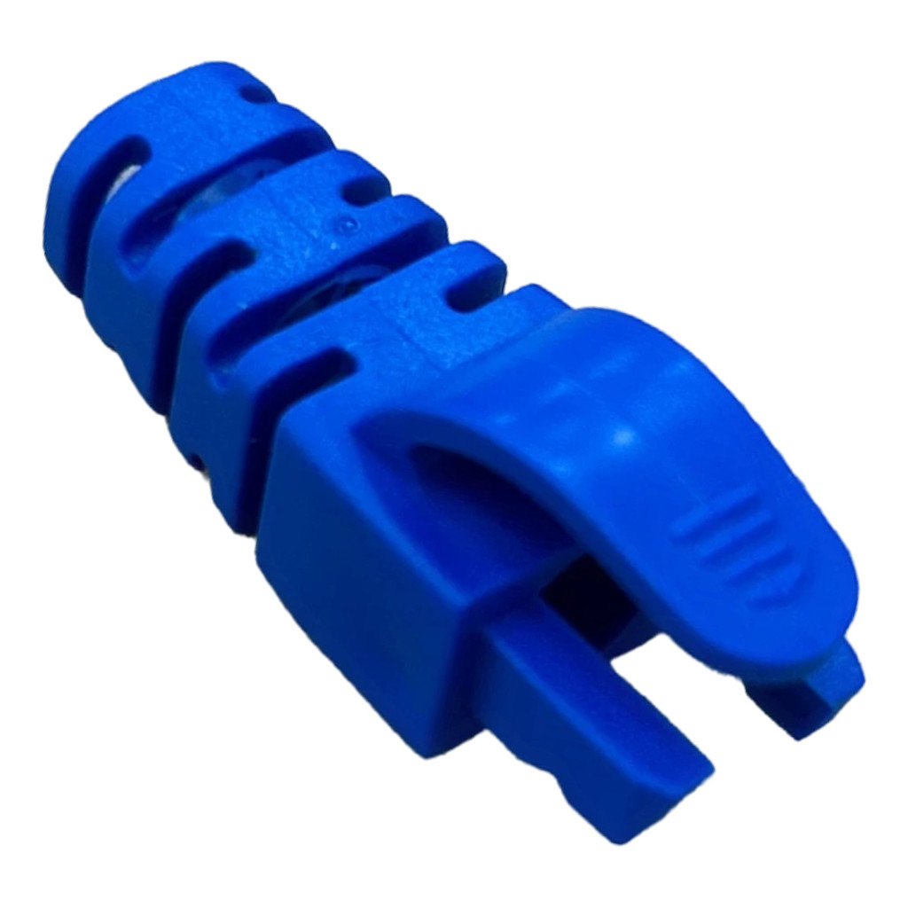 100 Unid Capa Snap In Para Rj45 Boot Cat5e/cat6 Azul | Shopee Brasil