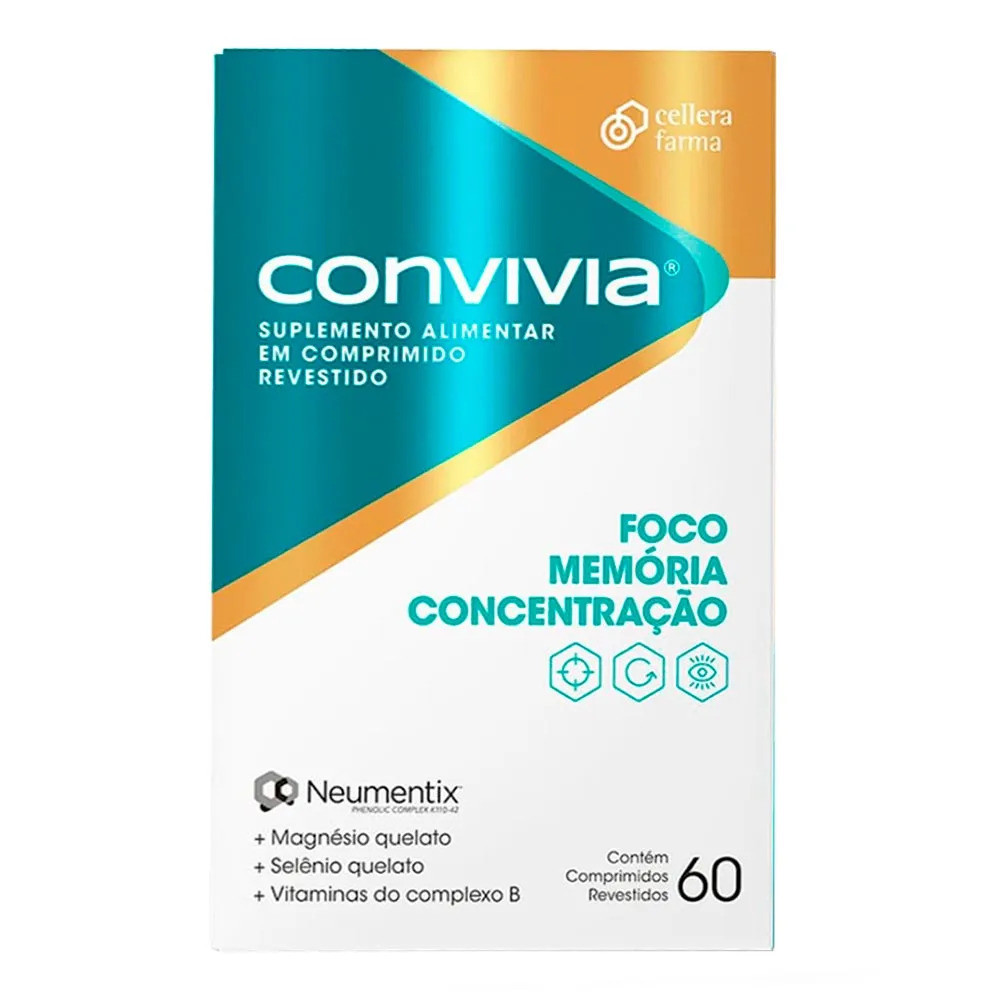 Polivitamínico Convivia 60 comprimidos | Shopee Brasil