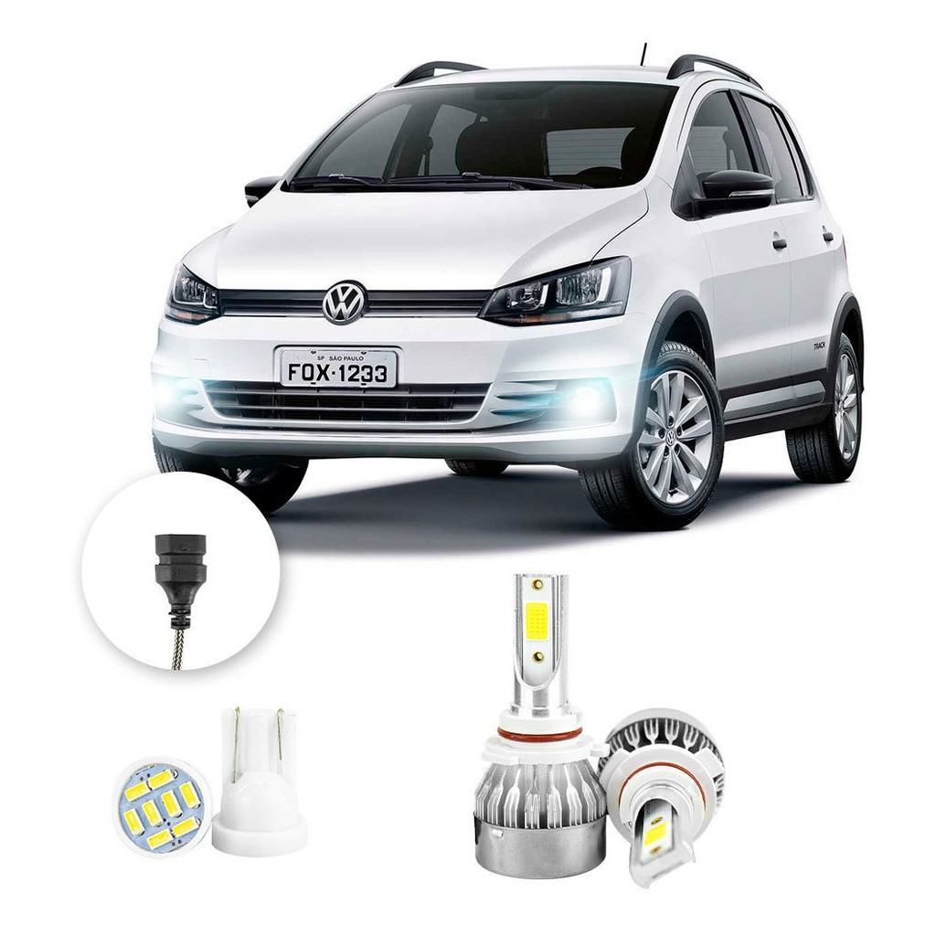 Lampada Farol Milha Led Volkswagen Fox 2015 A 2021 20000lm | Shopee Brasil
