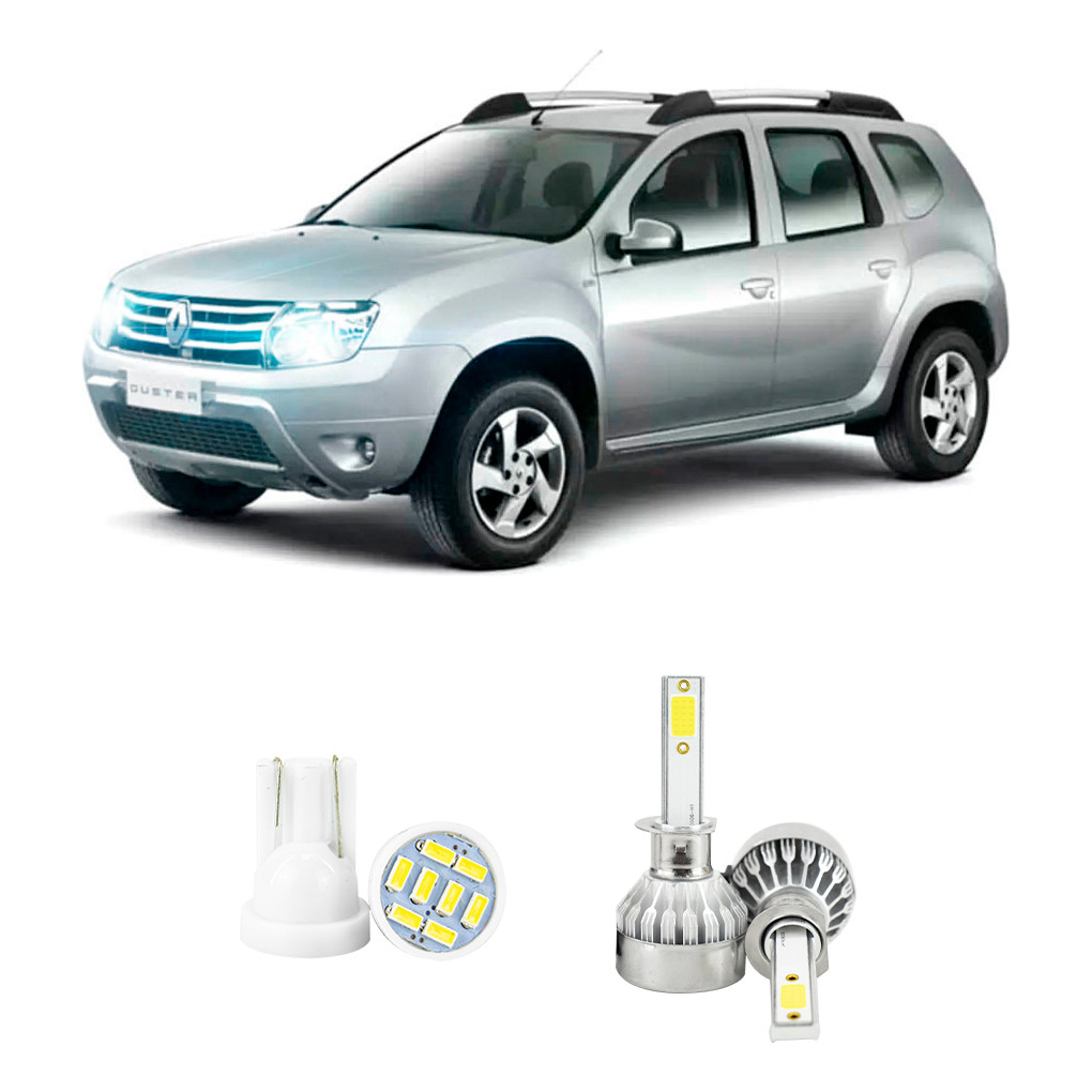 Lampada Led Farol Alto Renault Duster 2015 A 2022 20000lm | Shopee Brasil