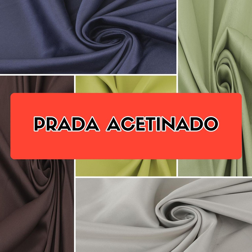 3 Metros Tecido Pradda Two Way Acetinado (3m x 1,50m) | Shopee Brasil