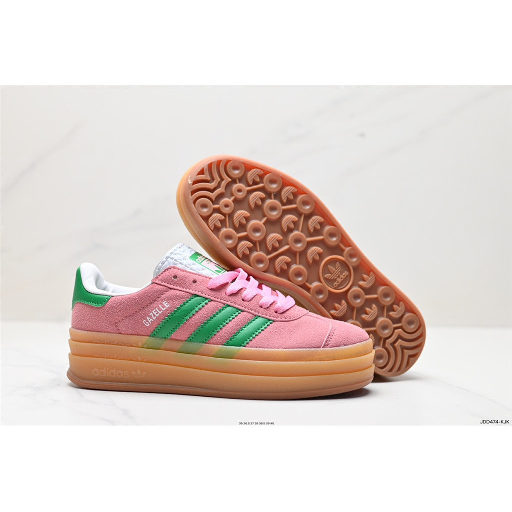 100 % original AD Originais Gazelle Bold W Baixo Topo Grosso Altura ...