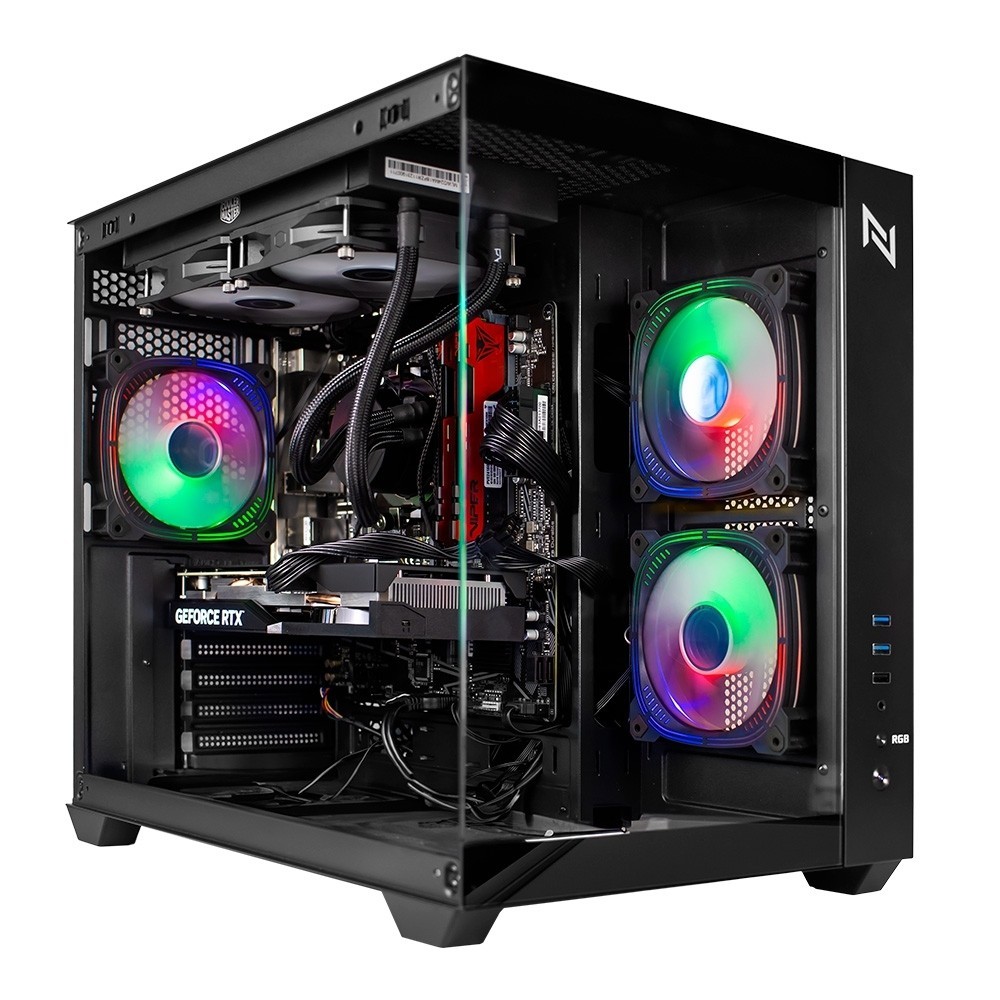PC GAMER AMD RYZEN 5 5600GT 16GB 3200MHZ XPG RGB (RADEON VEGA 7 ),B450M, SSD 480GB M.2,500W 80 ...