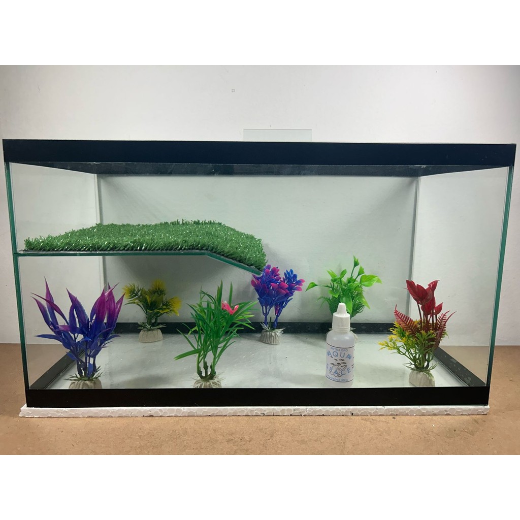 aquário de tartaruga 22 litros aquaterrario tigre dagua 45x20x25cm ...